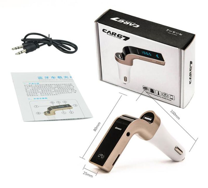 Car G7 Wireless Bluetooth FM Transmitter Modulator Car MP3 Player With ...