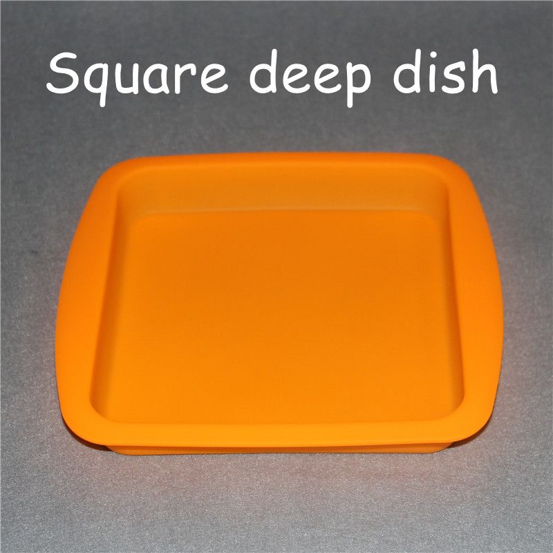 Silicone Wax Dish Deep Trays Square Shape 8 X8 100 Food Grade Silicone ...