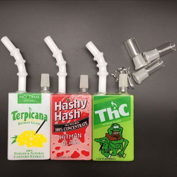 2018 14mm Liquid Sci Water Bong Thick Glass Bongs With Hashy Hash ...