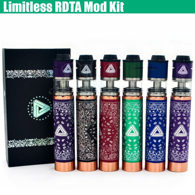 Limitless RDTA 18650 Full Mechanical Mod Clone Drip & Tank 2 in 1 ...