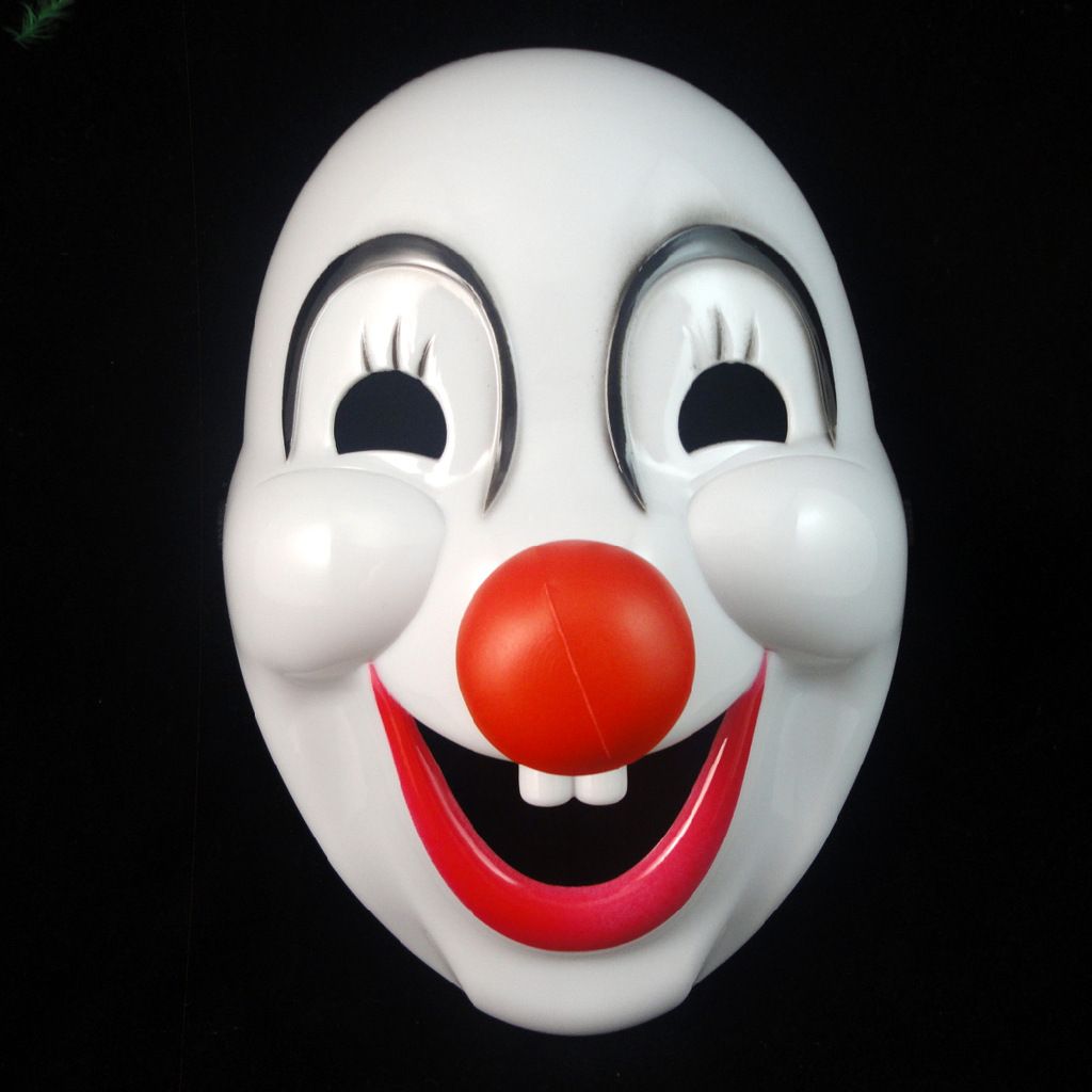 Mask A Halloween Party Halloween Mask Clown Dressed Up Hard Plastic ...