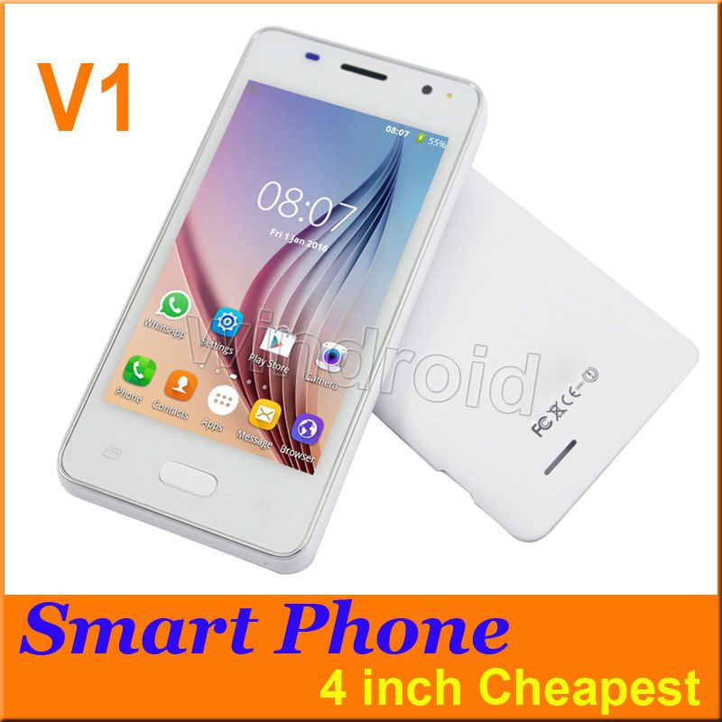 Best 4 Inch Smart Cell Phone Android 4.4 Sc6820 800*480 Touch Screen ...