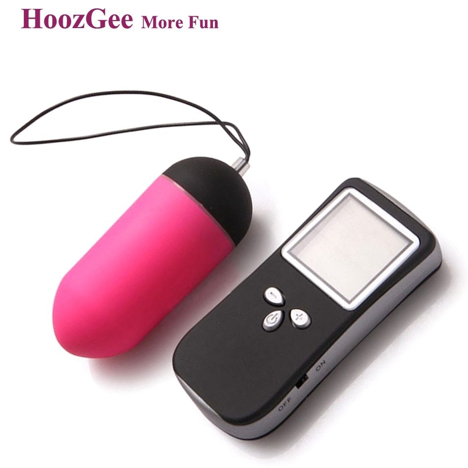 Hoozgee Sexual Health Classic Lcd Remote Wireless Vibrating Egg Female