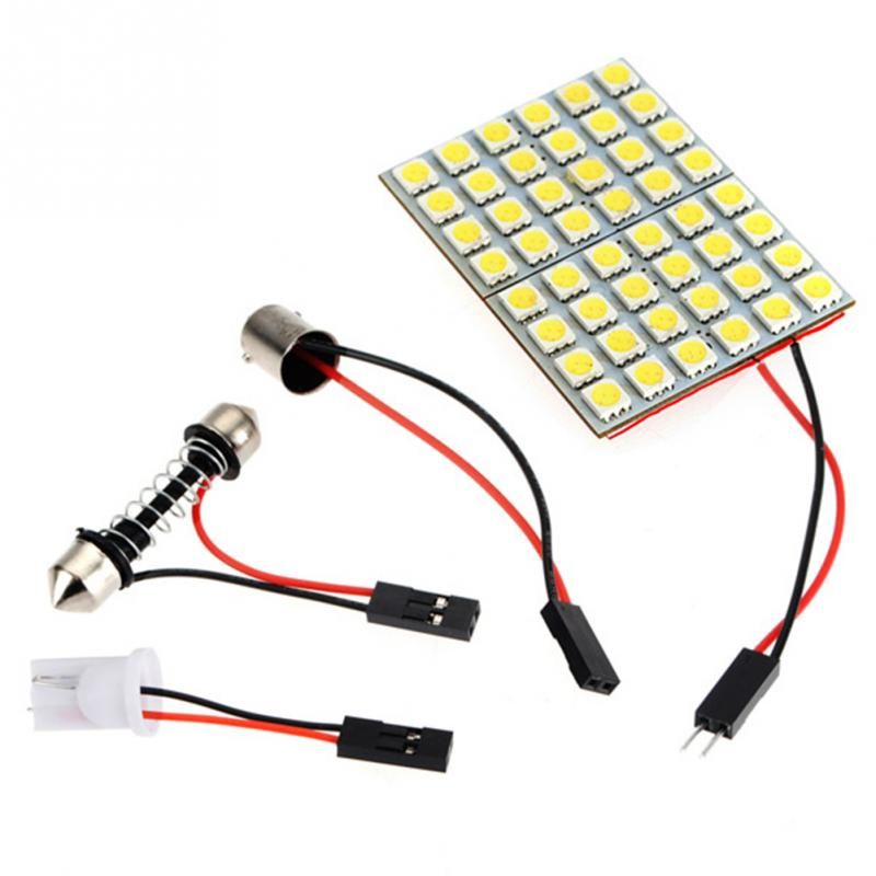 48 SMD 5050 Panel Bright 48 Led Panel 12v T10 W5W Festoon Dome LED Bulb ... 48 SMD 5050 Panel Bright 48 Led Panel 12v T10 W5W Festoon Dome LED Bulb ...