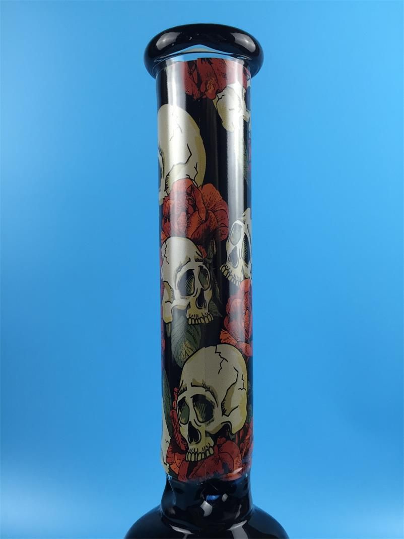 2021 New Style Glass Bong Human Skeleton Water Pipes Skull Bong New ...