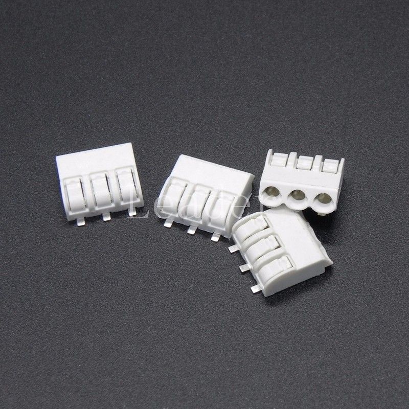 2017 3 Pin Led Smd Wiring Terminal Block, Pcb Wire Cable Connector, Led ...