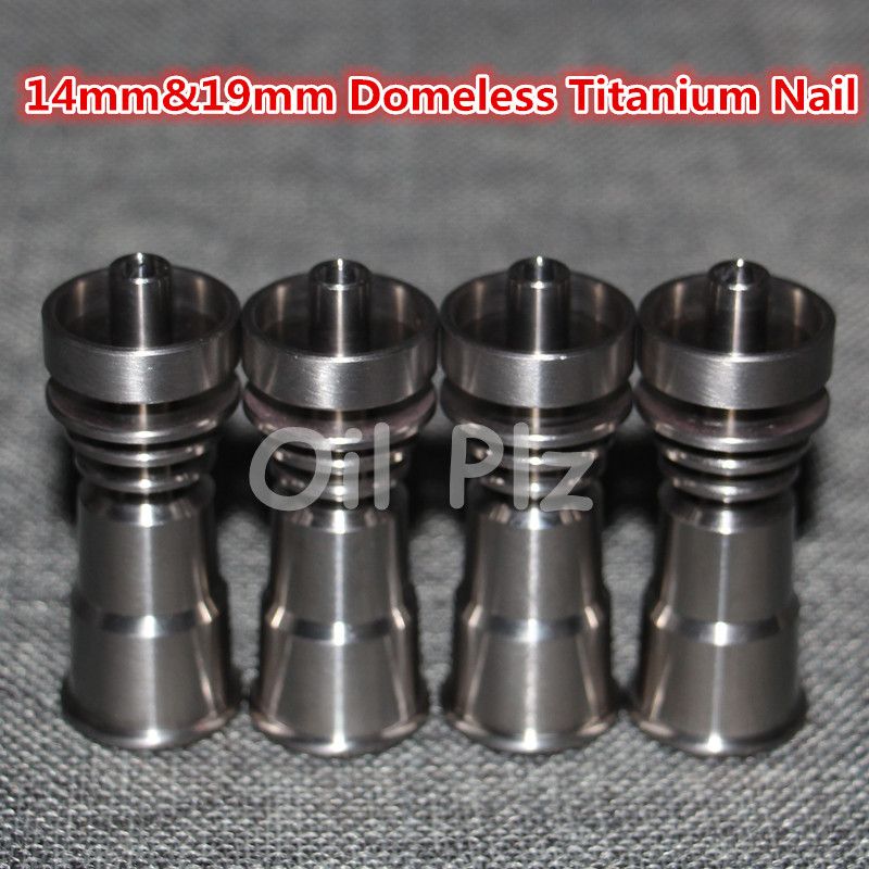 2021 10mm& 14mm&19mm 6 IN 1 Domeless Titanium Nail Spiral Titanium Nail ...