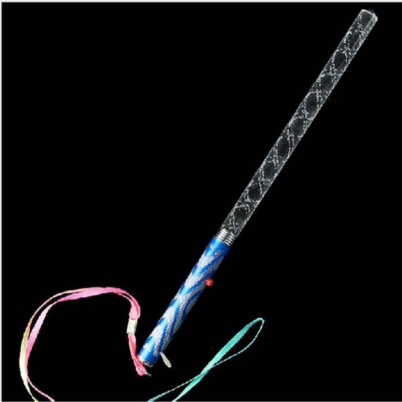 26cm Acrylic LED Glowing Magic Wands Sticks Toy Concert Bar Flashing ...