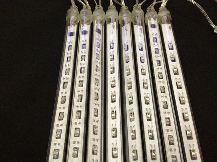 Set Christmas Light Snowfall LED Strips Christmas Rain Tube 20 30 50 Cm ...