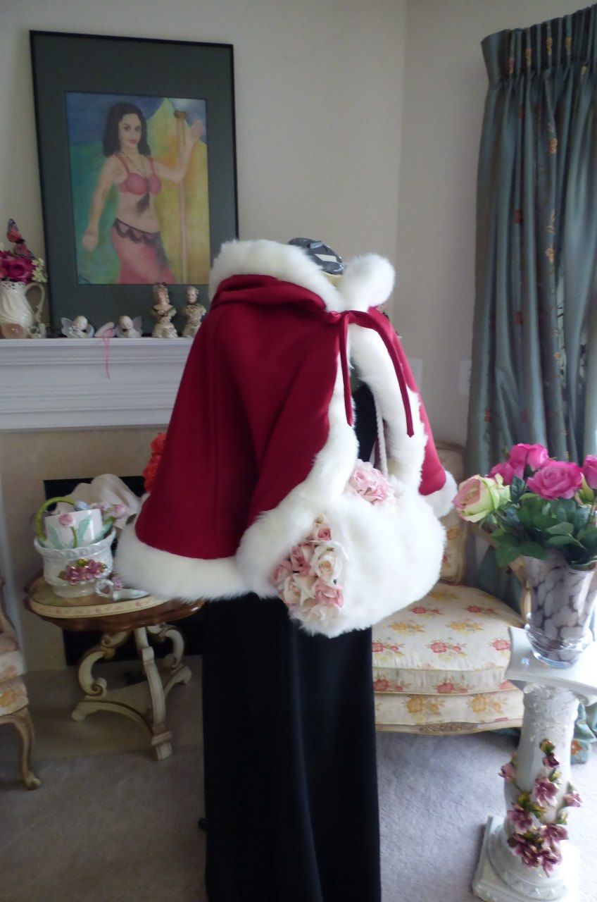 2021 2016 Mini Snow Princess Bridal Cape Handmade Satin Waist Length ...