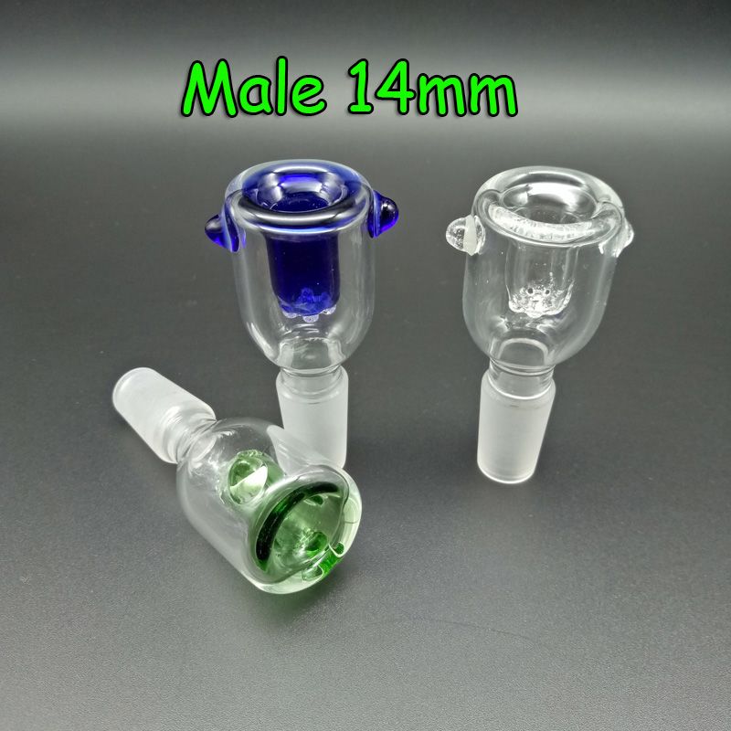 Best 10mm 14mm 18mm Glass Bowl Male 14.4mm 18.8mm Glass Bowls With ...