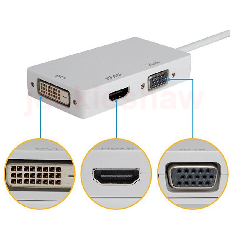 Купить Оптом Мини Порт Дисплея Dp Mdp К Hdmi Vga Dvi Hd 1080p 3 In1