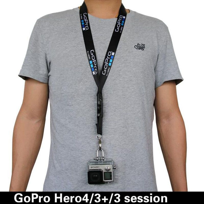 Gopro Neck Strap Lanyard For Gopro Hero 2 3 4 3+ Xiaomi Yi Cameras ...