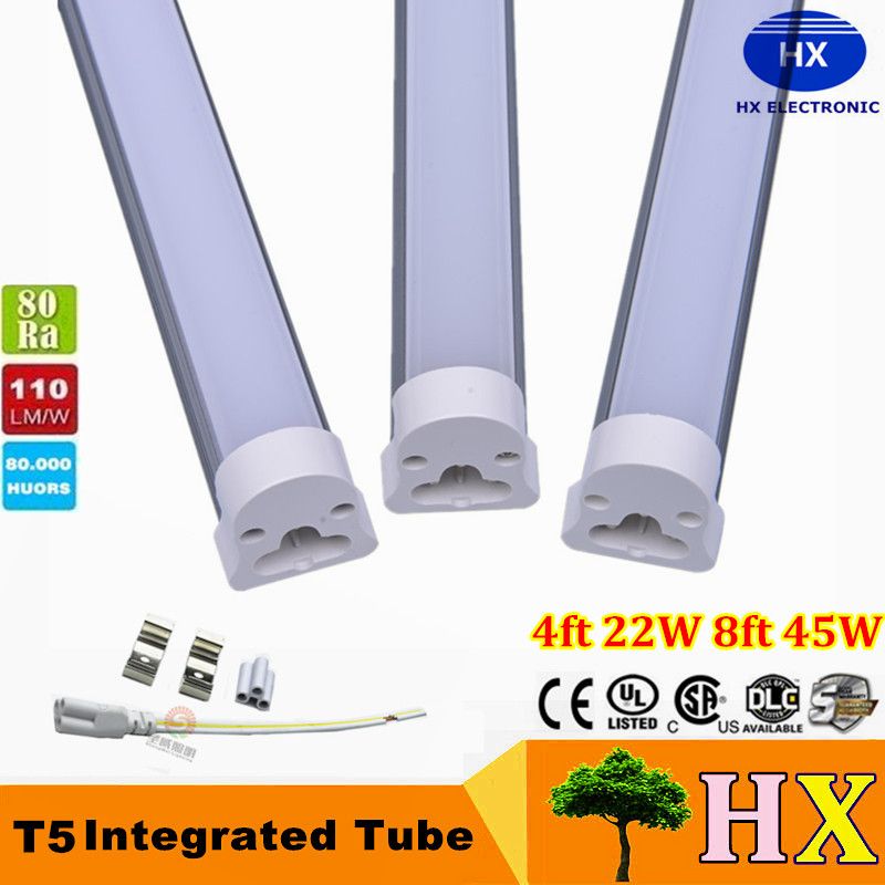 Ce Ul T5 Integrated 8ft 2400mm Led Tubes Light 45w 2.4m Led Fluorescent ...