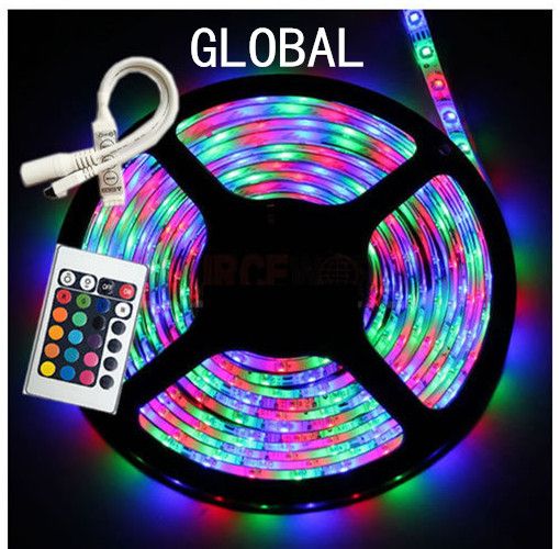 RGB LED Strip Light 3528 SMD 50M 50 Meter 10 Rolls 300 Leds Flexible ...