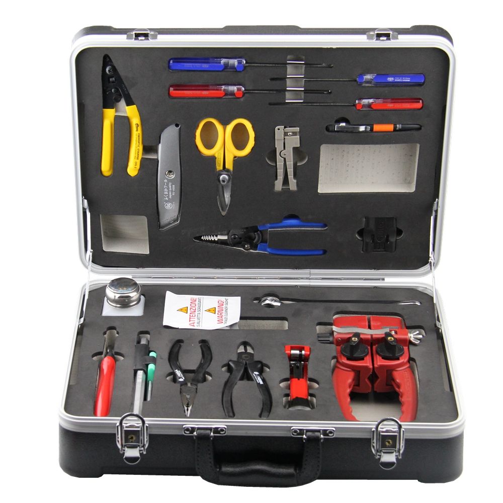 Pro'S Fiber Fusion Splicing Tool Kit With Across And Longitudinal ...