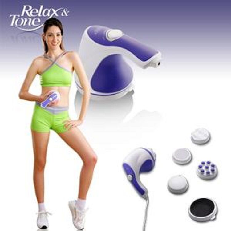 Relax Spin & Tone Body Massager Fat Reduce Remove Slim Machine Handheld ...