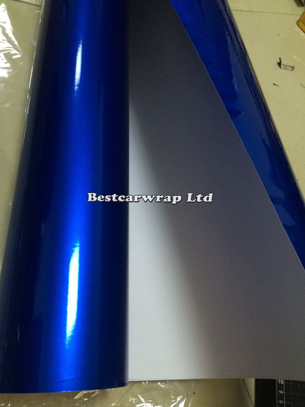 Best Midnight Candy Gloss Metallic Blue Vinyl Wrap Car Wrap With Air ...