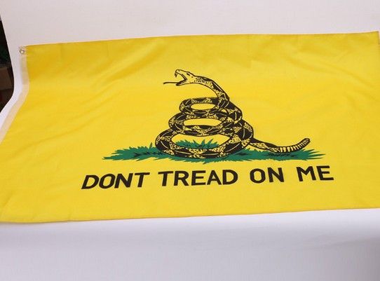 Yellow Flag With Snake