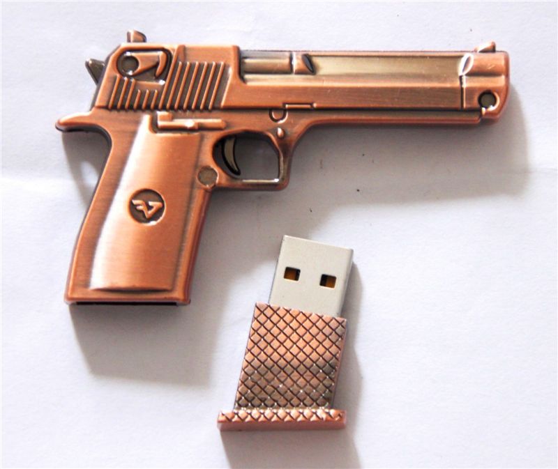 Best New Metal Gun Pistol Model Usb 2.0 Flash Drive Xmas Gift 64gb 16gb ...
