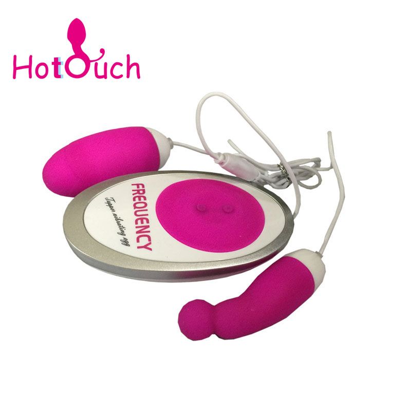 30 Frequency Speed Vibration Remote Control Mini Silicone Double Jump
