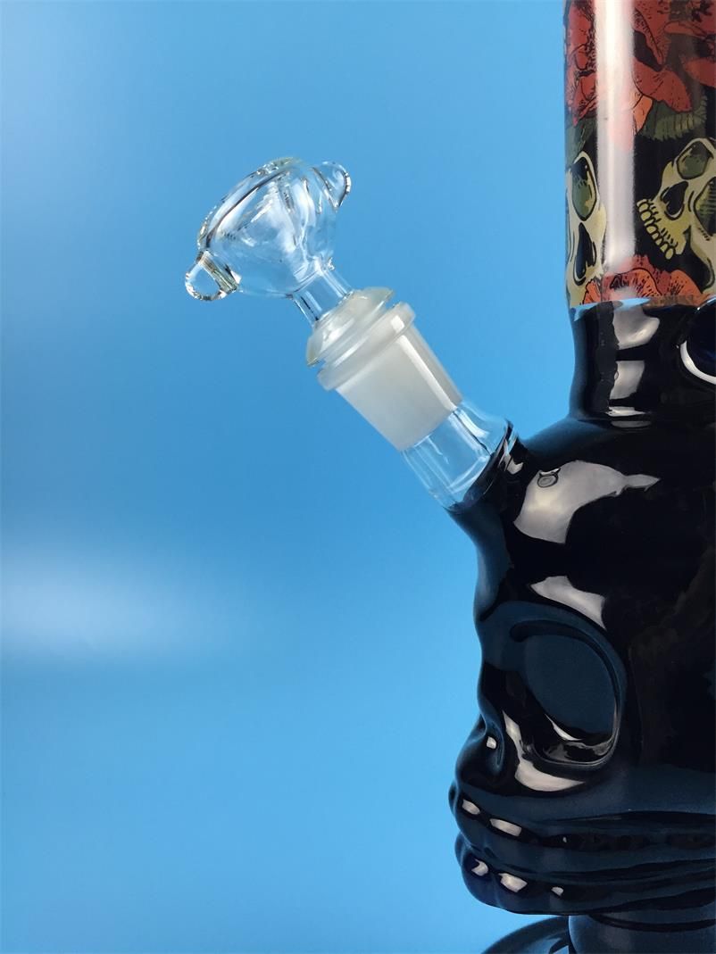 2021 New Style Glass Bong Human Skeleton Water Pipes Skull Bong New ...