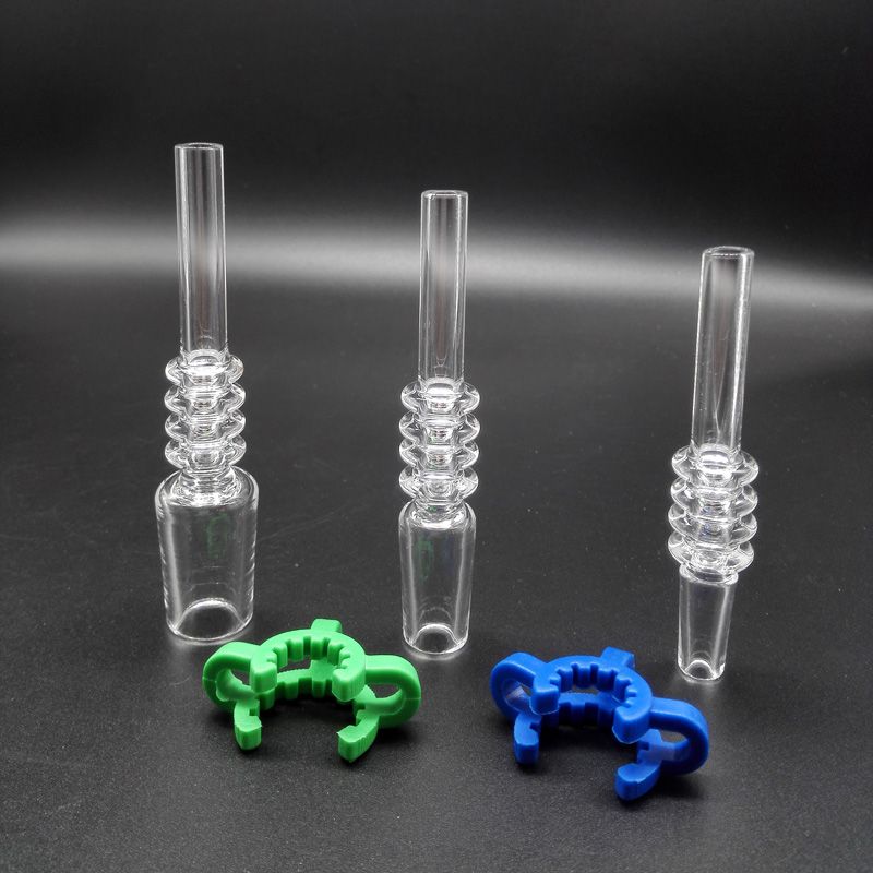2019 10mm 14mm 18mm Quartz Dab Straw Tips For Mini Nectar Collector ...