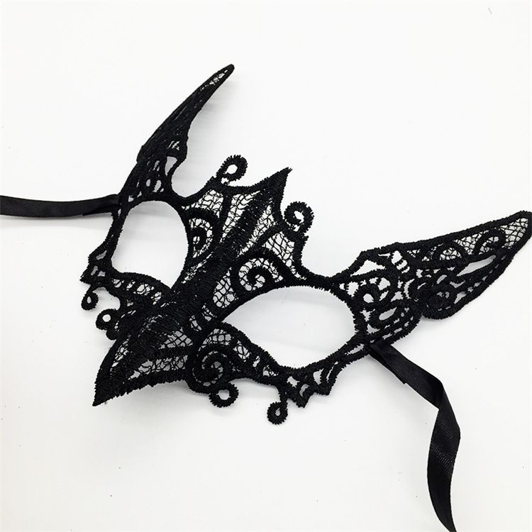 Cheap Black Sexy Lady Lace Cat Mask For Cosplay Eyes Half Face Masks ...
