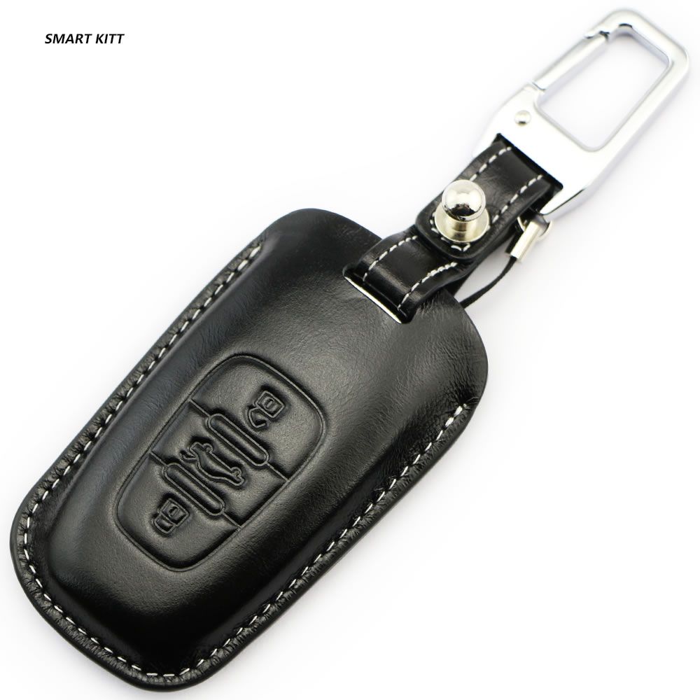 Genuine Leather Car Key Fob Cover For Audi A5 A8l A4l A4 Q5 A6 A7 A8l