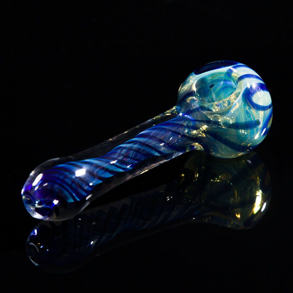 2019 New 4.1 Tobacco Glass Pipe For Smoking Glass Hand Pipes , Blue ...