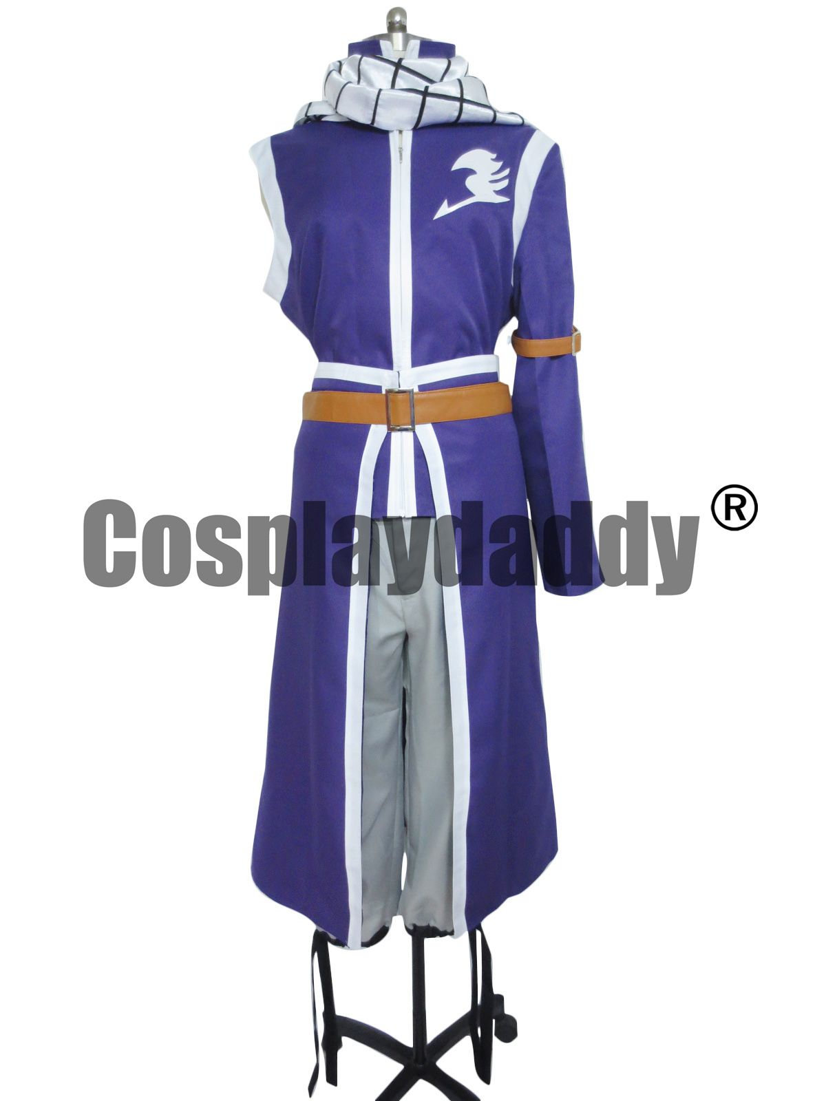 Fairy Tail Cosplay Natsu Dragneel Costume Etherious Purple Uniform ...