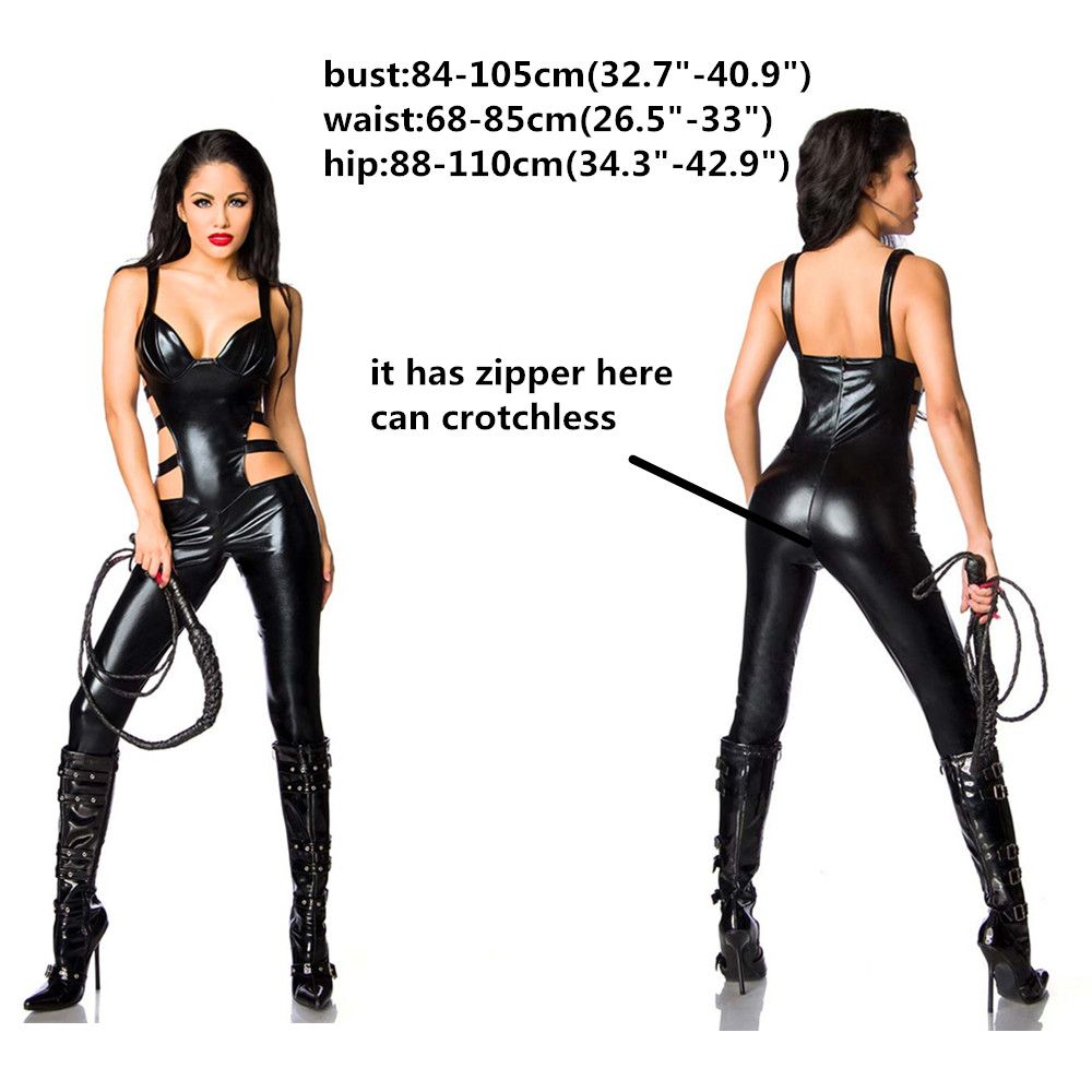 2020 Sexy Lingerie Pvc Latex Faux Leather High Quality Sm Bodysuits