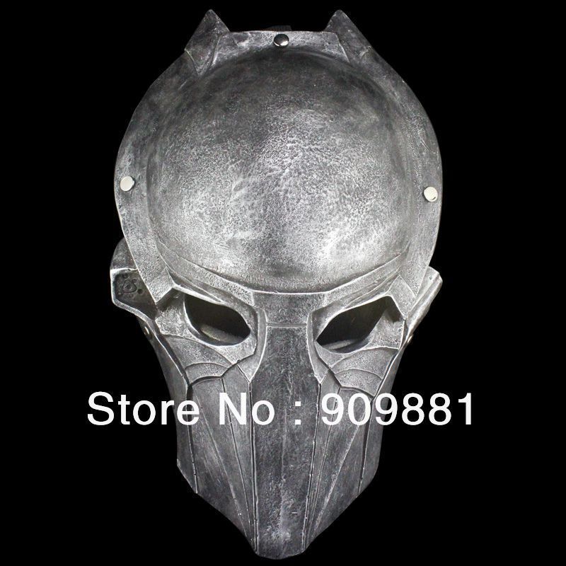 Alien VS Predator Warrior Deluxe Movie Mask Handmade Sliver And Bronze ...