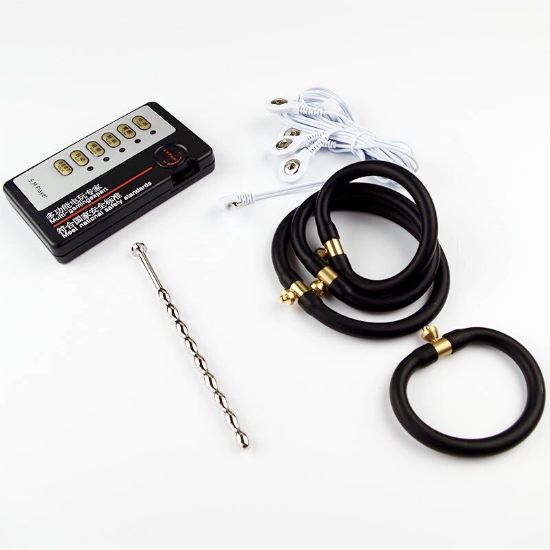 Stainless Steel Penis Urethral Sounding Plug Electric Electro Shock