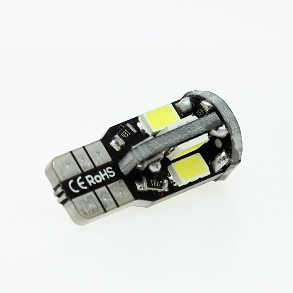 T10 Super Bright 10 SMD 168 194 5730 LED Warm White Bulbs Car License ...