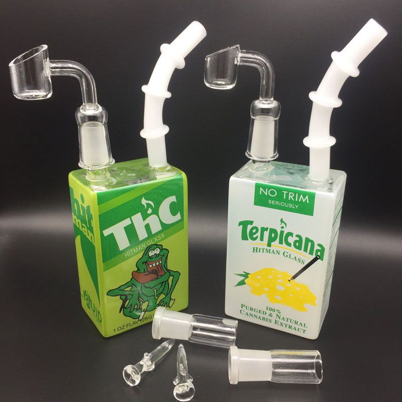 Discount Glass Juice Box Dab Oil Rigs Bongs 7.5 Inch Liquid Sci Glass ...