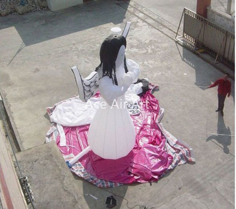2020 Custom Size Inflatable Angel /Inflatable Girl With Two Wings Made ...