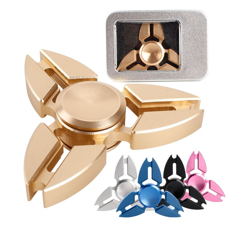 Triangle Fidget Spinner Crab Decompression Hand Toy Alloy Fidgets Toys ...