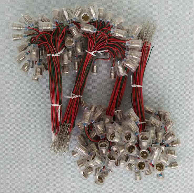 Acheter Pas Cher E10 Douille Avec LED Ampoules Fil Lampe De Base ...