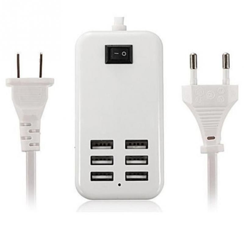 Acheter Universal 6 Port Portable USB Hub Chargeur Murale De Bureau 6A ...