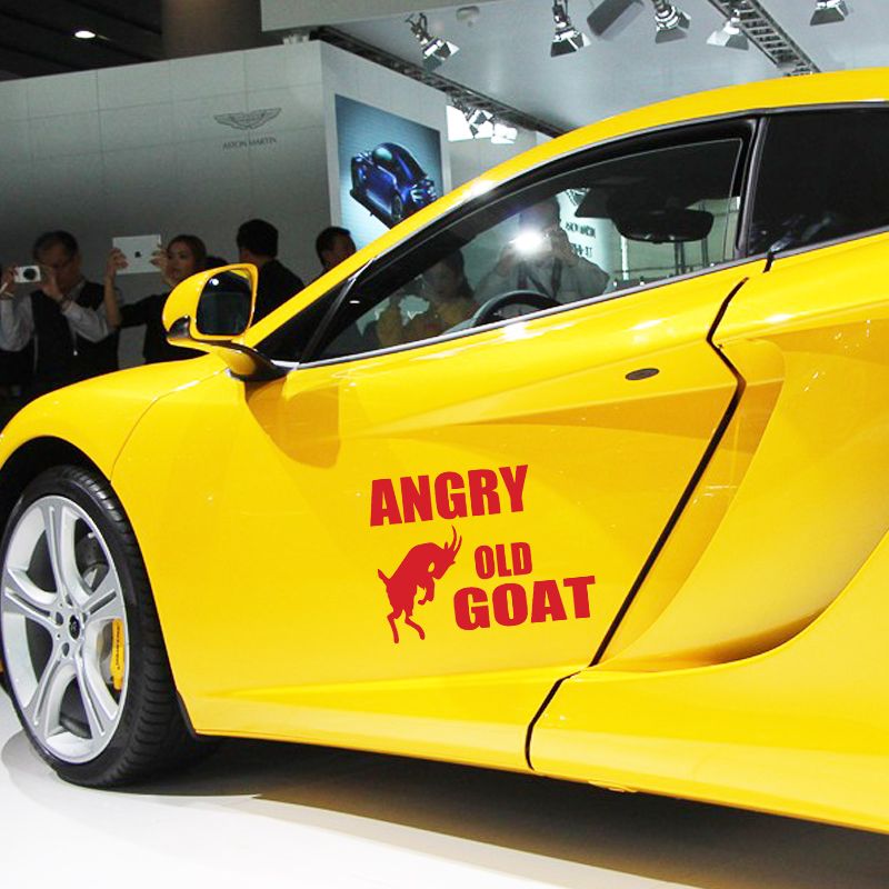 Wholesale Hot Sale Car Stying Angry Old Goat Car Sticker For Truck ...