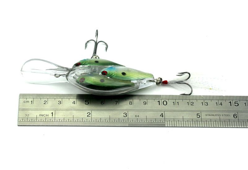2021 Upgraded Version 9.5cm 18g Glass Minnow Live Target Lure For Freshwater Or Saltwater ...