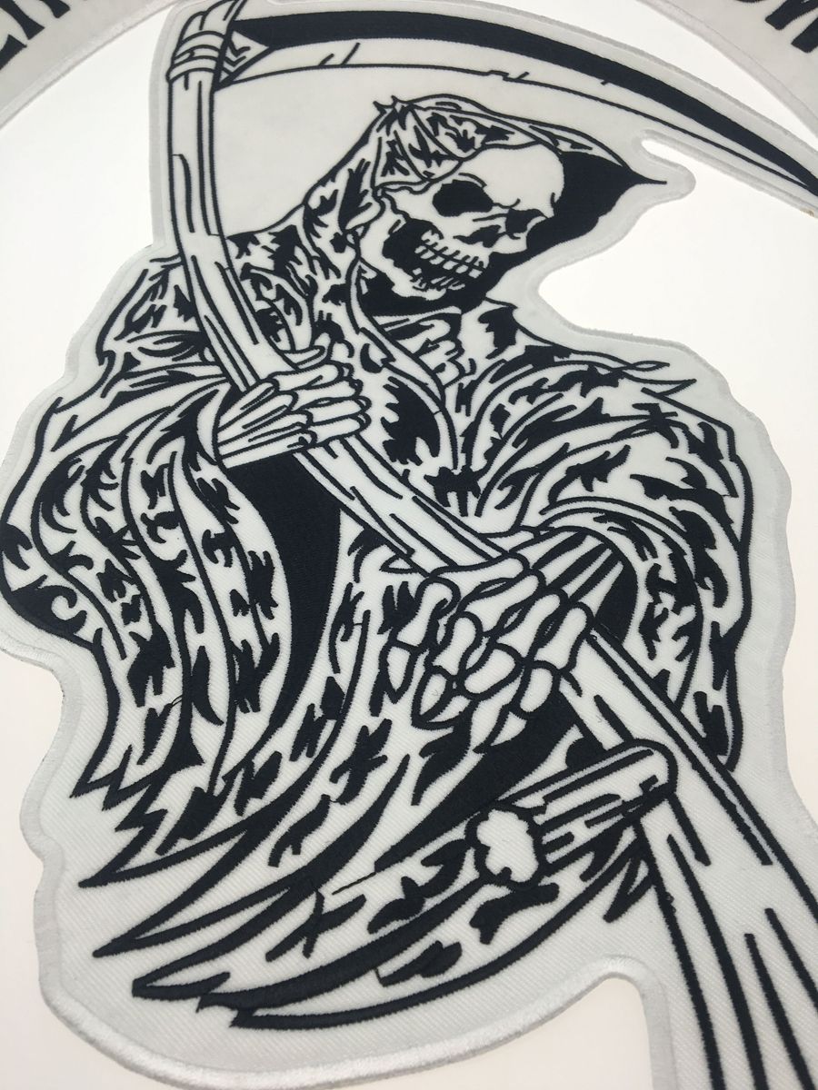 2021 Fashion DEMONS OF CO. DOWN MC Embroidered Iron On Sew On Biker ...