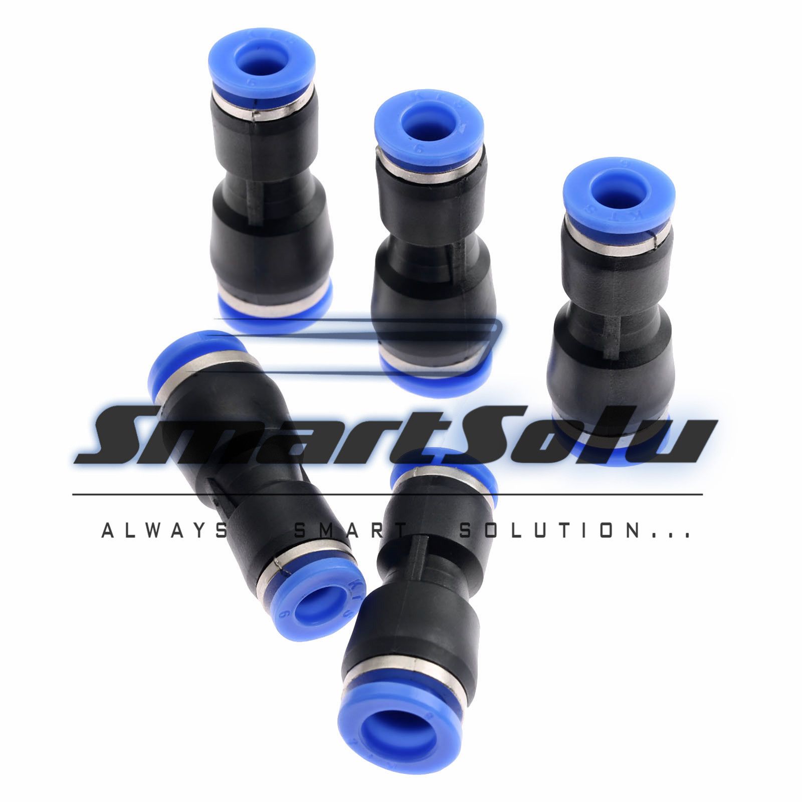 2020 8 6, 8mm To 6mm Straight Air Connector Pneumatic Fitting ,Plastic ...