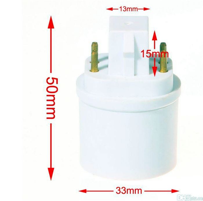 2021 4 Pins G24Q Male To E26 Female GX24Q 1 GX24Q 2 GX24Q 3 4 Pins GX24 ...