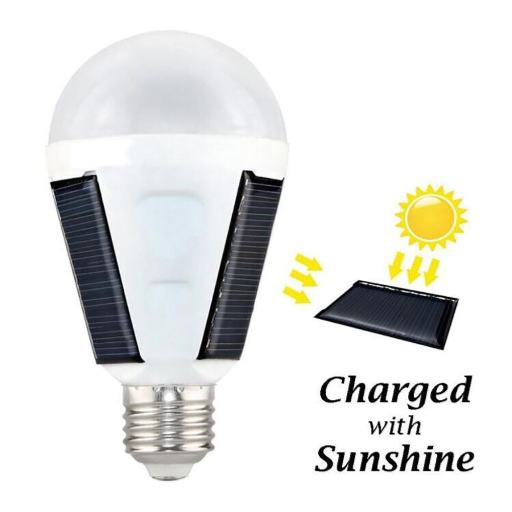 2020 12W Solar Bulb Solar Energy Rechargeable Emergency LED Camping ...