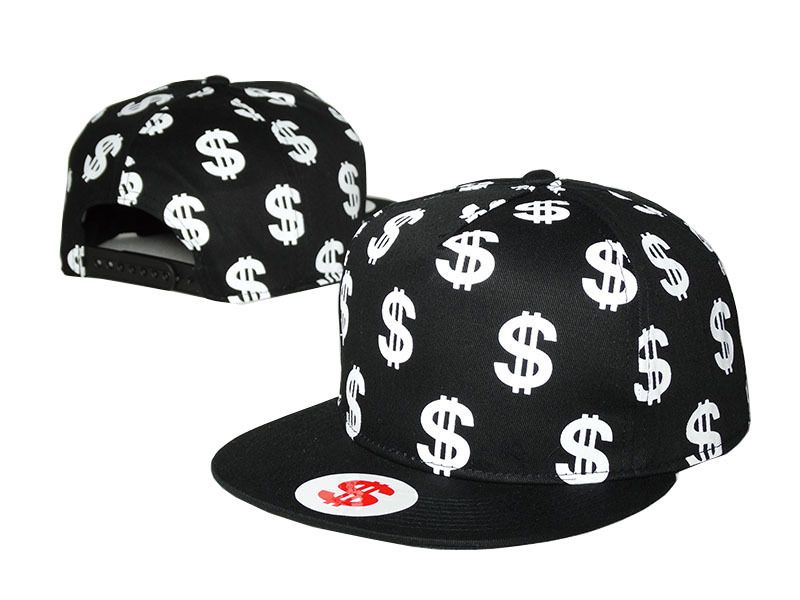 Dollar Sign Snapback Hat Cap Adjustable Snapbacks Men Women Summer ...