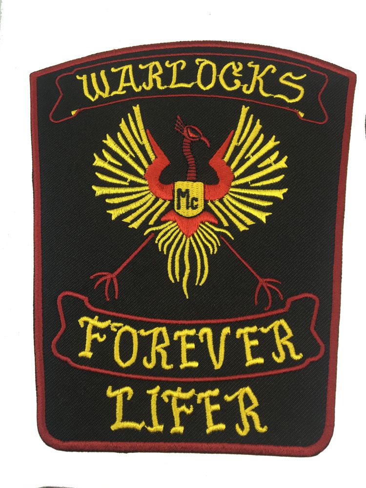 Wholesale BRAND NEW ARRIVAL WARLOCKS Motorcycle Patch 1% Biker Rider ...