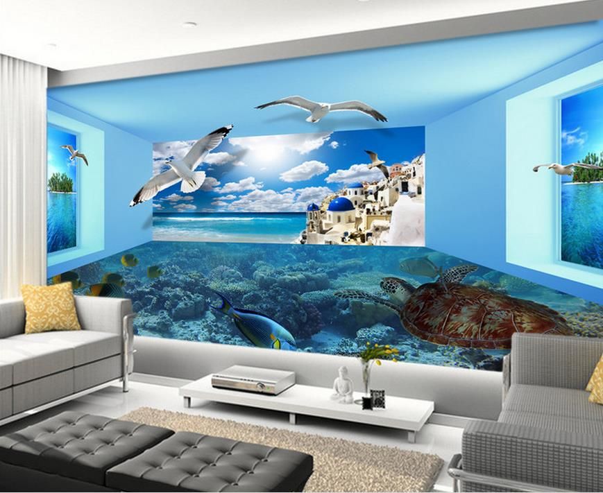 Wallpaper 3d Stereoscopic Ocean