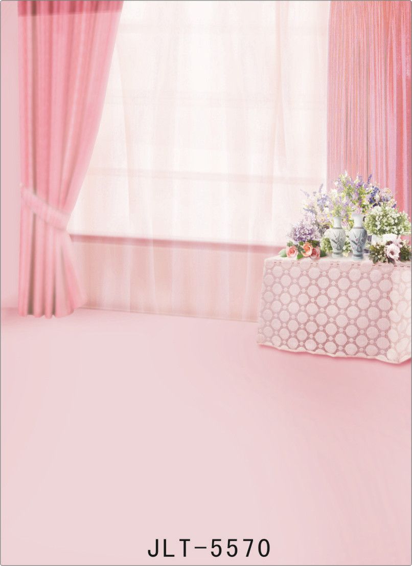 2019 Vinyl Cloth Photography Background Indoor Pink Curtain Customized ...